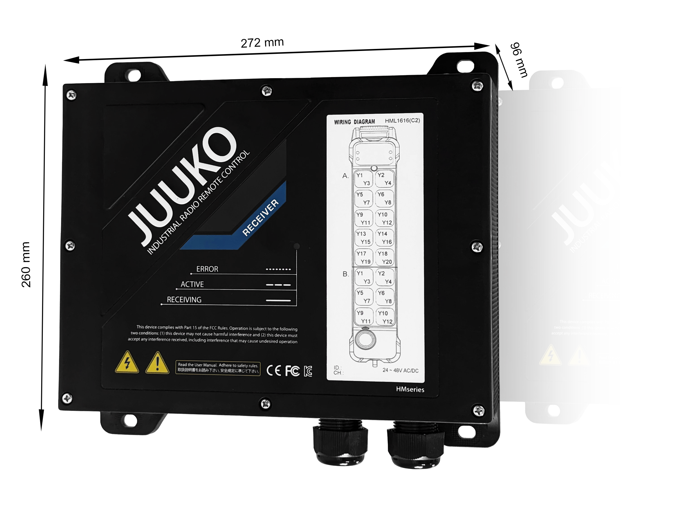 Remote Radio Control Receivers HML-44 Series | Juuko Italy